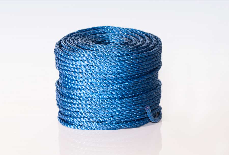 Polyreb 3-slået ISO1346 blå 16 mm x 110 m | Roliba A/S